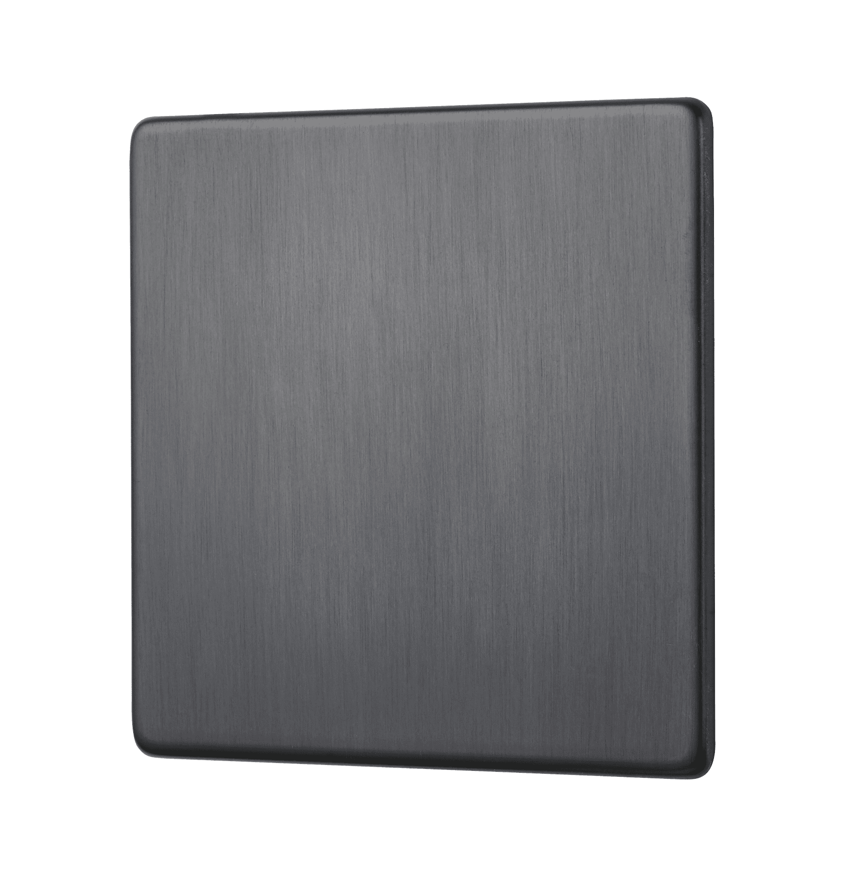 Dark Antique Bronze Screwless 1 Gang/Single Blank Plate - Wandsworth ...