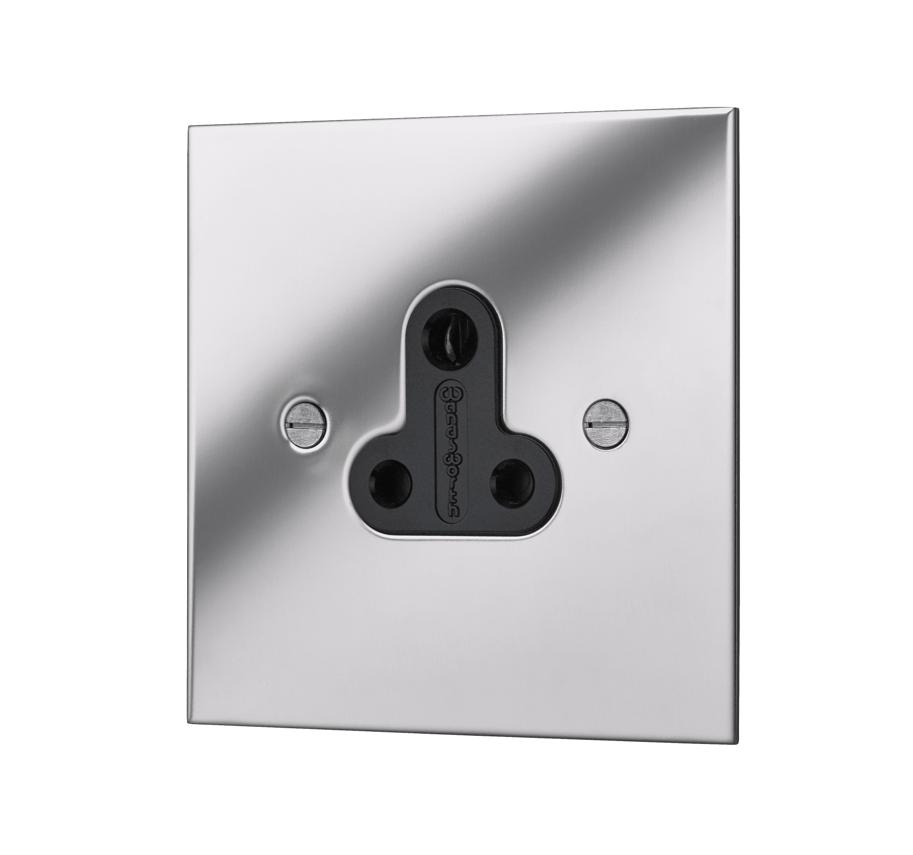 Polished Mirror Unswitched Socket - Single/1 Gang 5 Amp - Wandsworth ...