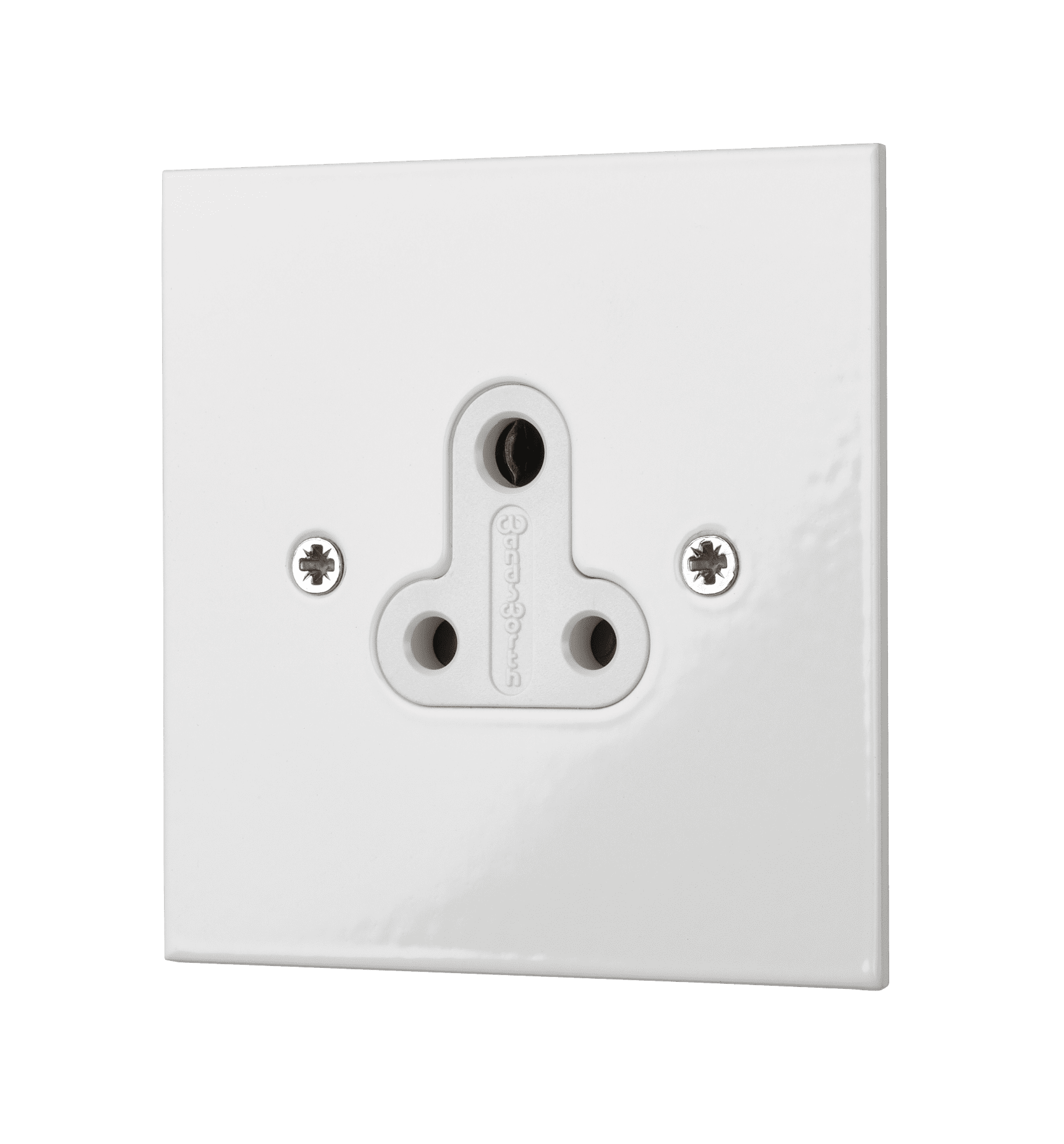 White Unswitched Socket - Single/1 Gang 5 Amp - Wandsworth Electrical