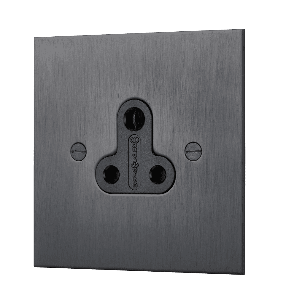 Dark Antique Bronze Unswitched Socket - Single/1 Gang 5 Amp ...