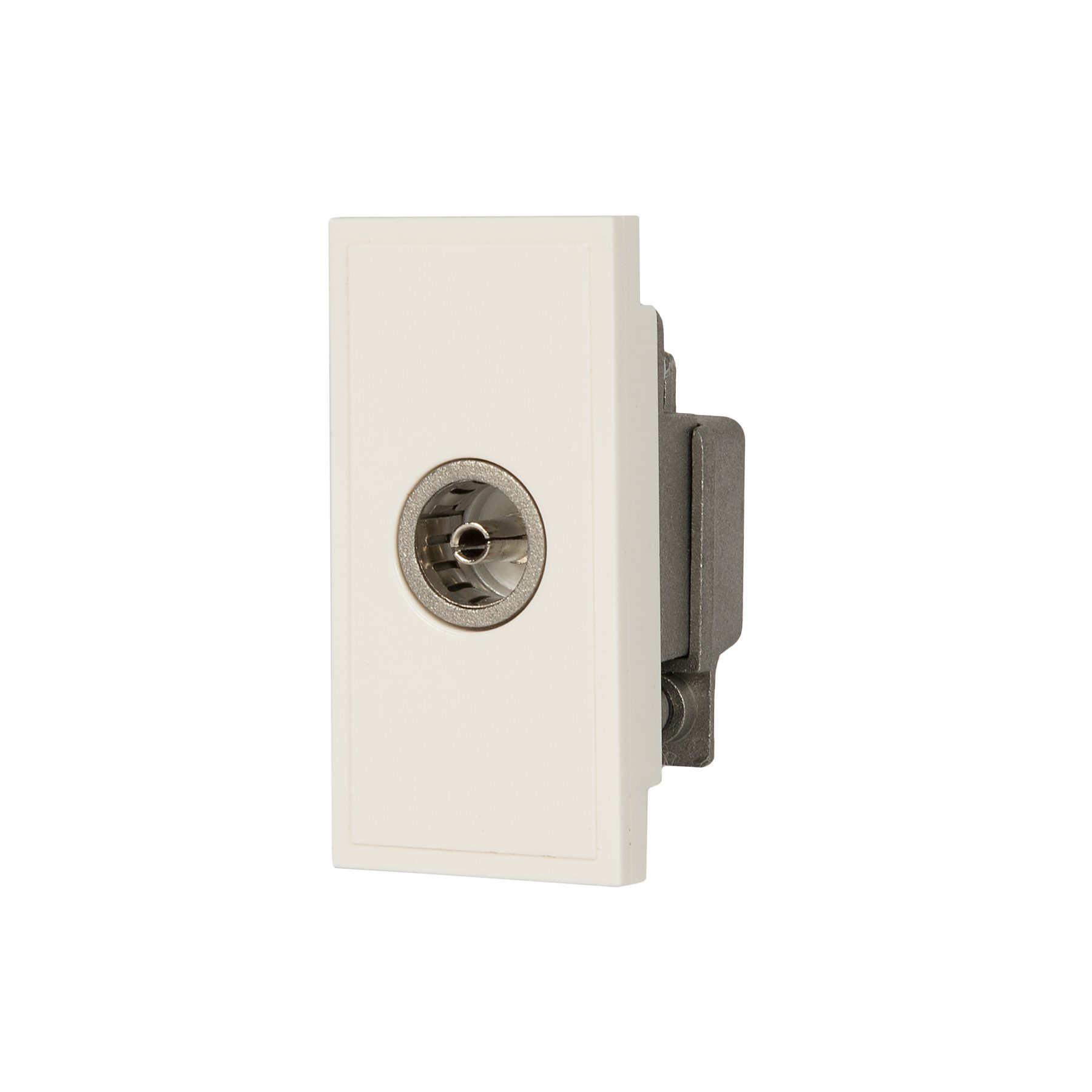 White Tv Module Shielded Female - Wandsworth Electrical